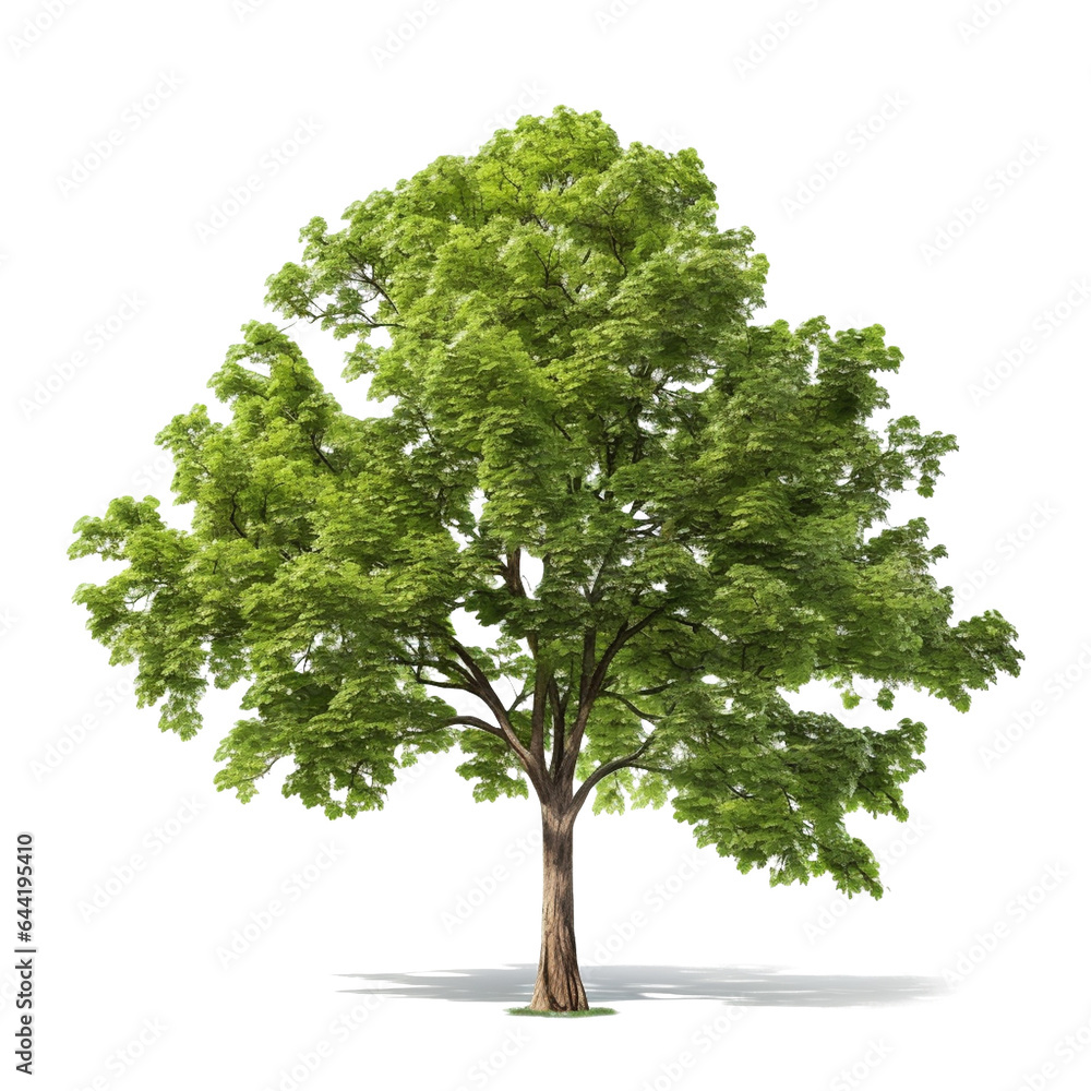 Beautiful tree on transparent background for decorating projects. Stock ...
