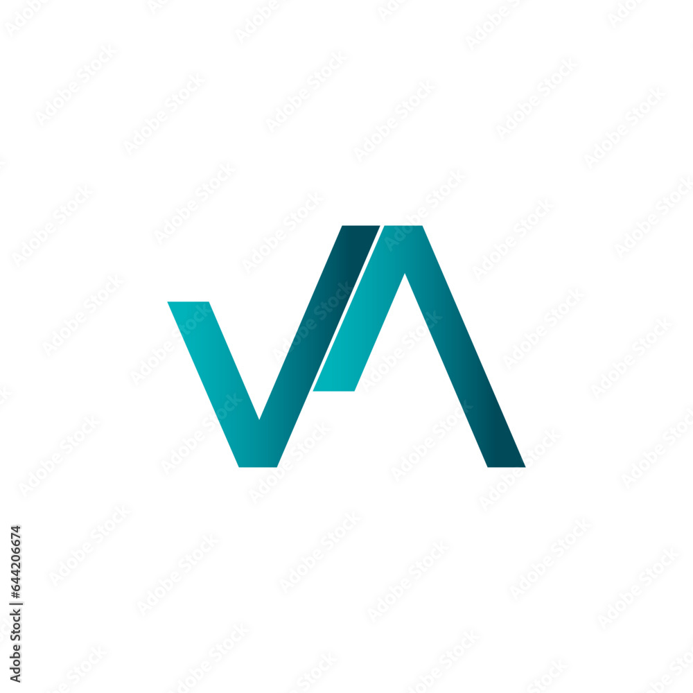 letter AV logo,letter VA logo,vector template.Modern luxury letter av logo,Alphabet letter icon ...