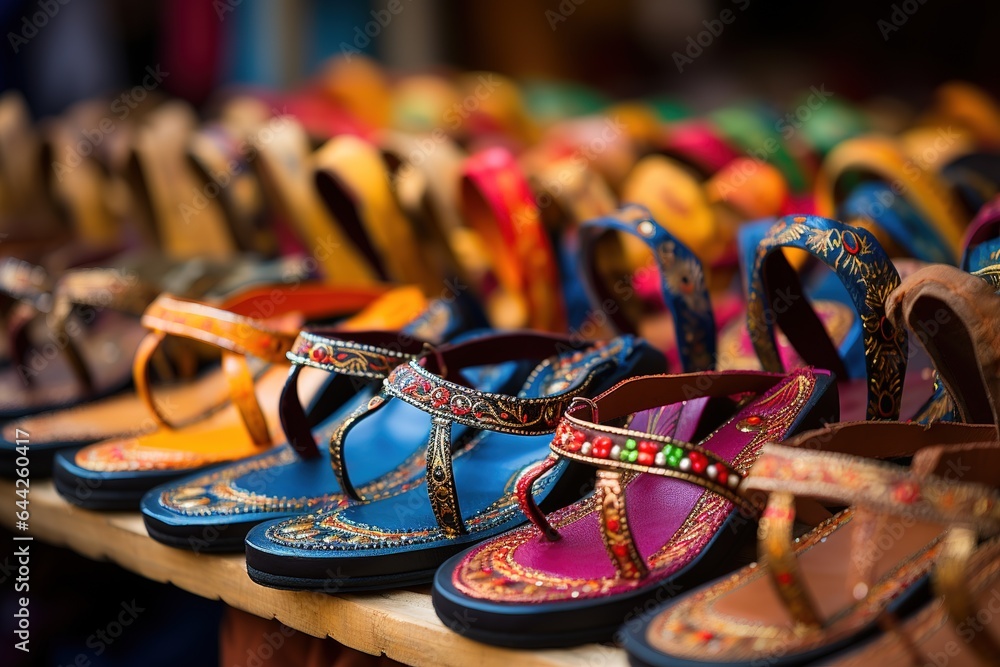 Kolhapuri Chappal- Colorful and variety of Ladies Ethnic Footwear ...