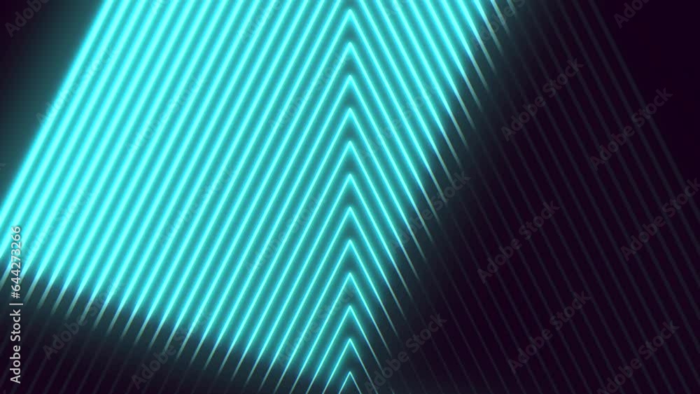 Abstract blue and white striped pattern with a prominent diagonal line ...