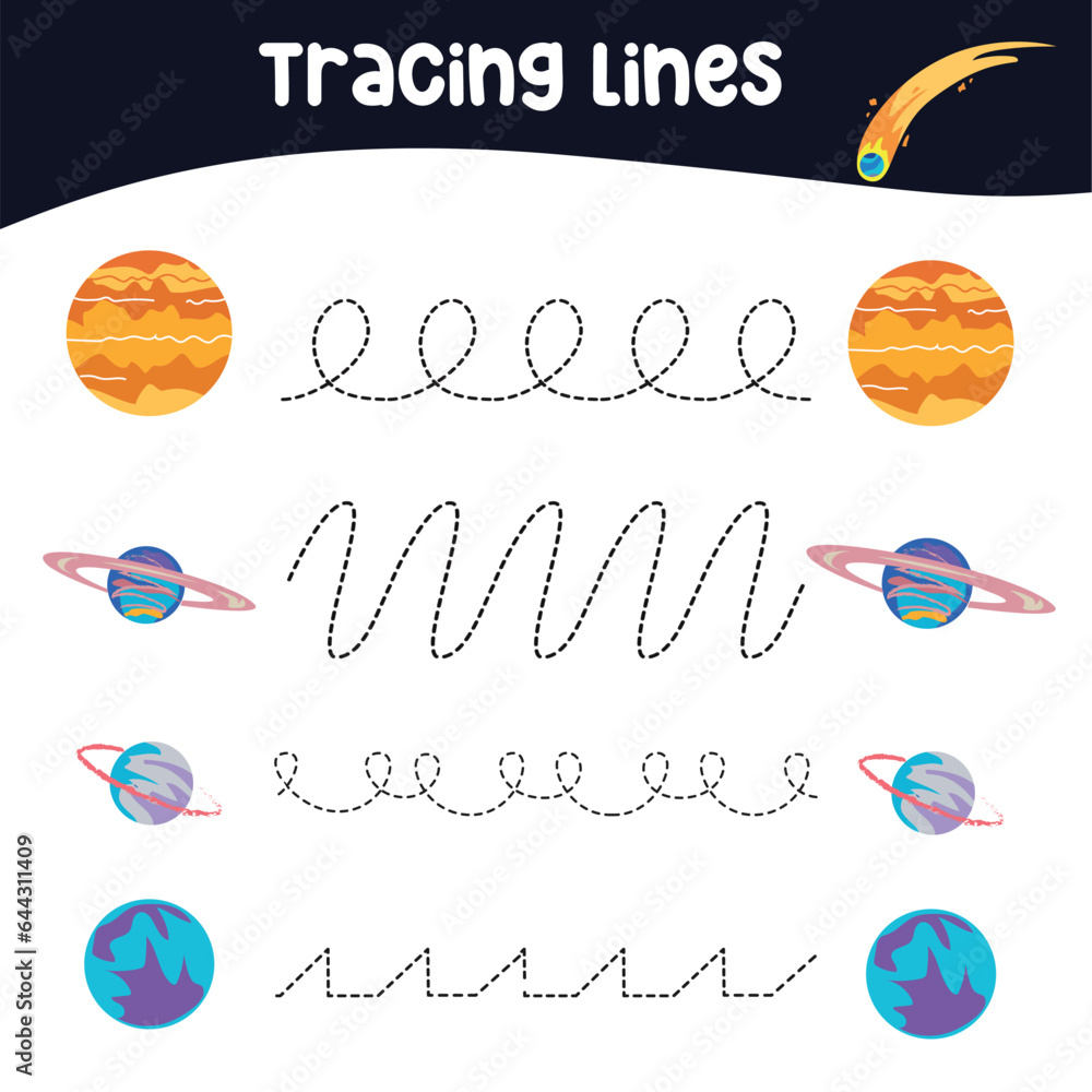 Tracing horizontal lines activity with planets in the solar system ...