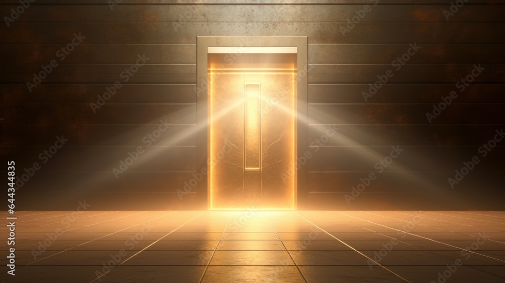 Minimalistic 2D Illustration of a Bank Vault Entrance: A minimalistic ...
