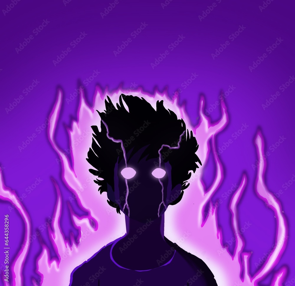 aesthetic Male avatar , anime character illustration , angry boy ...