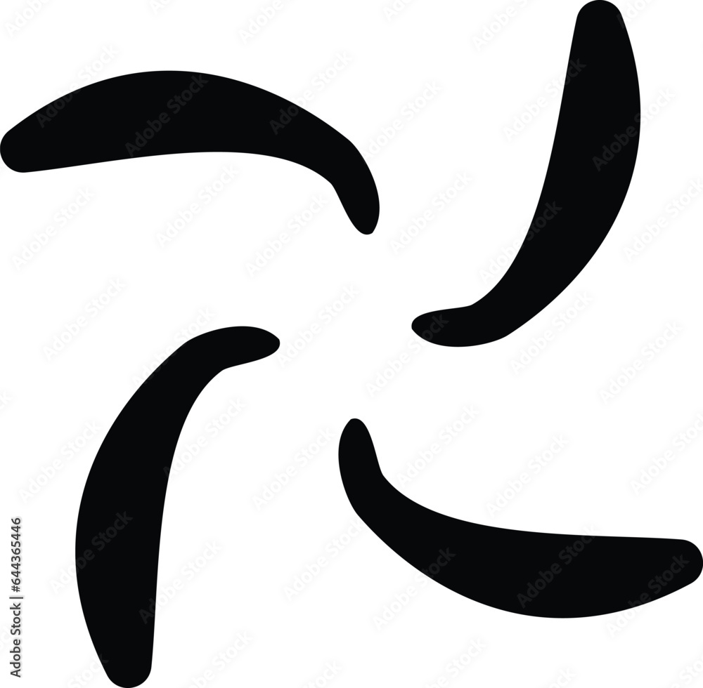 vortex logo icon. wave sign. spiral symbol. flat style. Stock Vector ...