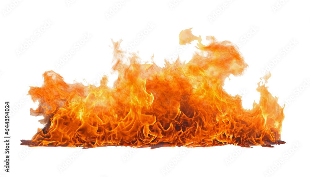 fire isolated on transparent background cutout Stock Illustration ...