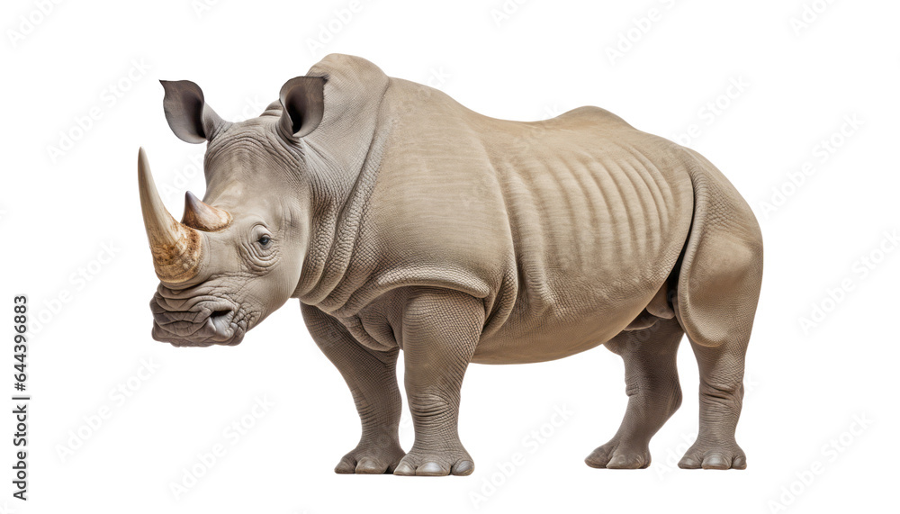 rhino isolated on transparent background cutout Stock Photo | Adobe Stock