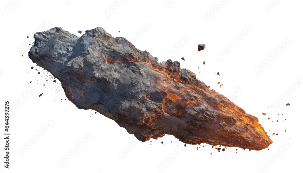 a meteor isolated on transparent background cutout Stock Photo | Adobe ...