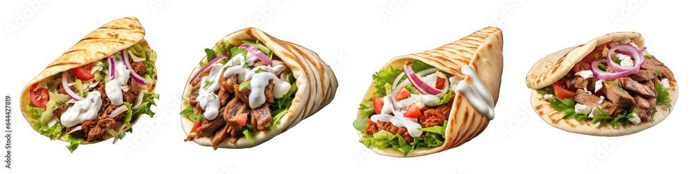 Gyro clipart collection, vector, icons isolated on transparent ...