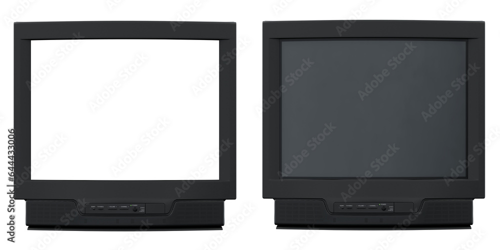 Poster Retro television CRT TV mockup - transparent png – Wall Art ...