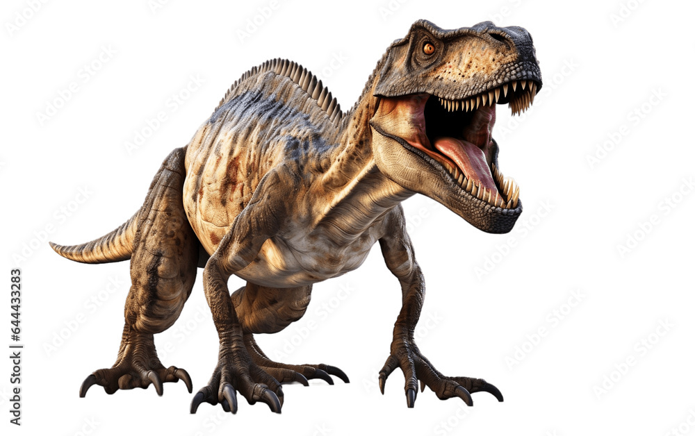Dinosaur Transparent PNG Background, rendering. Generative AI Stock ...