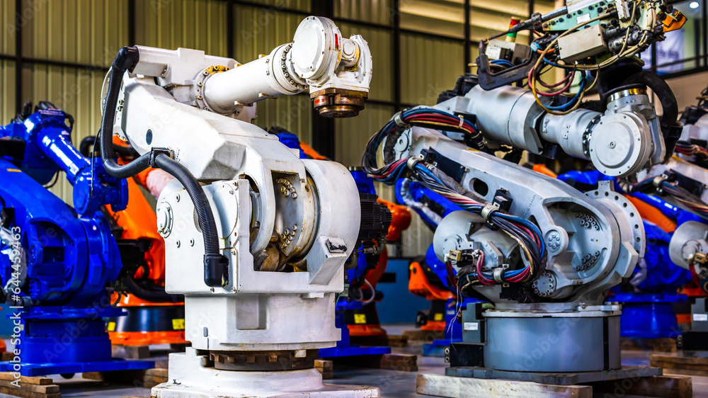 Robotics, Robot for industry. Collaborative robot, safe, flexible. AI ...