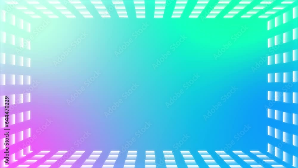 vaporwave backdrop with multiple colors and moving blurred white lines ...