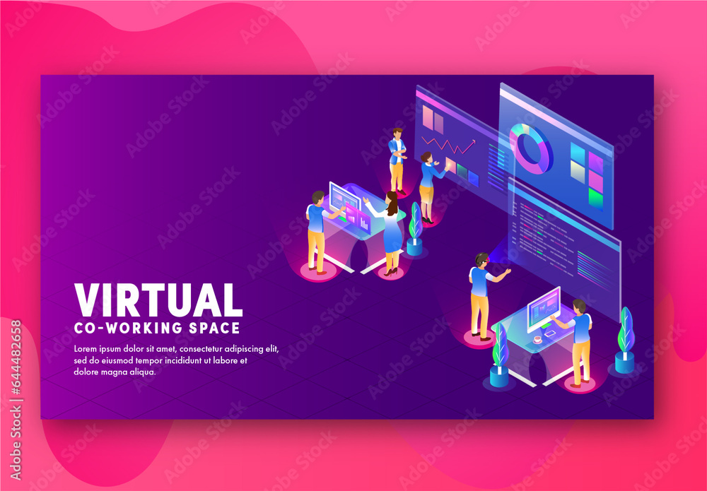 Responsive Landing Page Design with Business People Performing Same ...