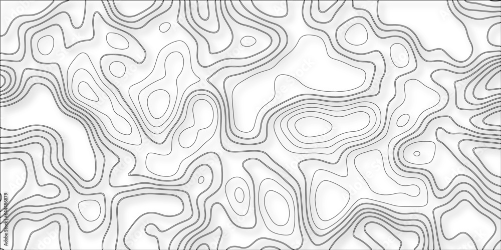 Contour map background. Vector geography scheme and terrain. Topography ...