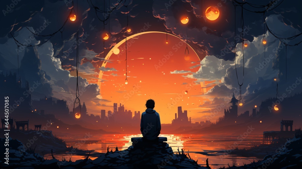 Emotionally Impactful Depression Symbolizing Mental Health on World ...