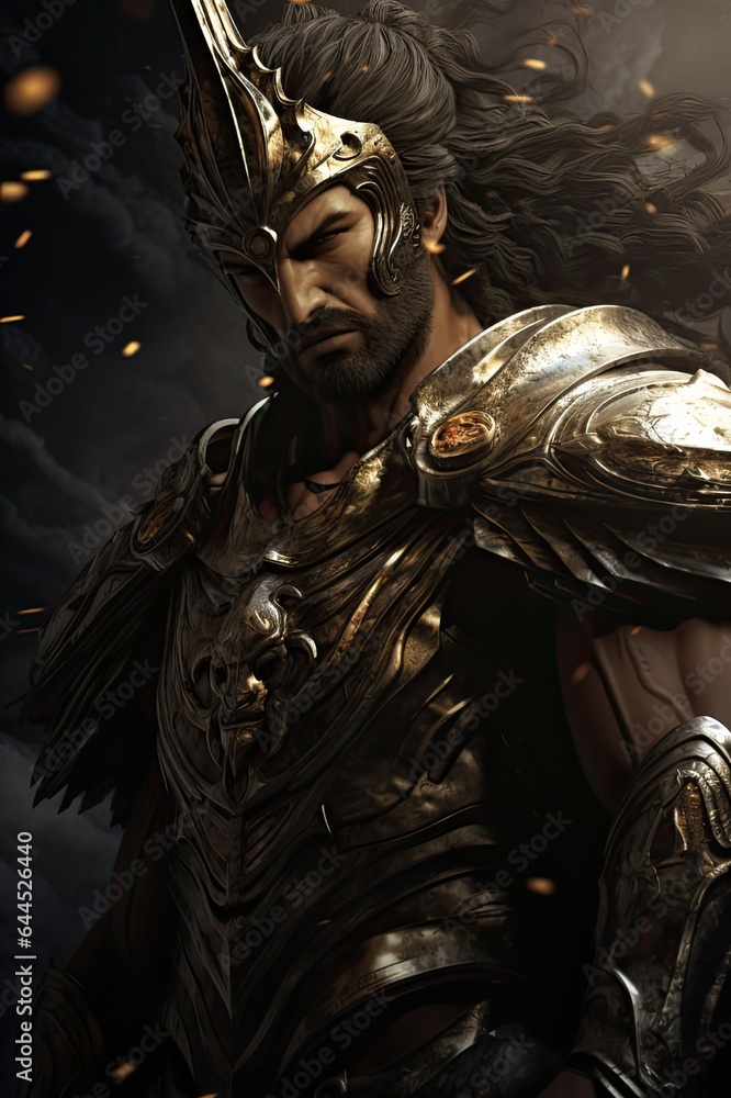 Ares: The Greek God of War. Powerful Warrior in Ancient Greek Mythology ...