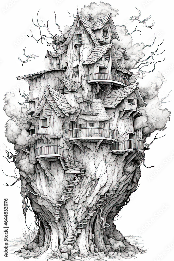 Fairy house, fairytale house, Fairy home, Elf House, Elf Home, small ...