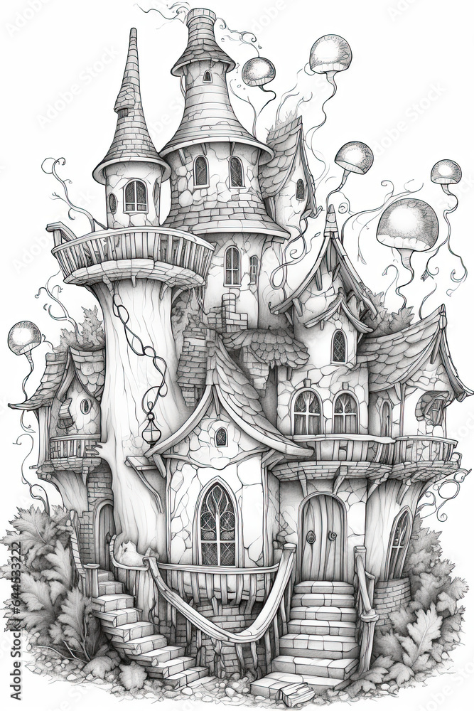 Fairy house, fairytale house, Fairy home, Elf House, Elf Home, small ...