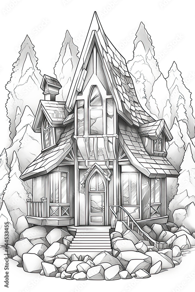 Fairy house, fairytale house, Fairy home, Elf House, Elf Home, small ...