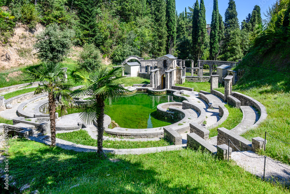 Vittoriale di Gabriele D'annunzio, Gardone Riviera, Lago di Garda Stock Photo | Adobe Stock