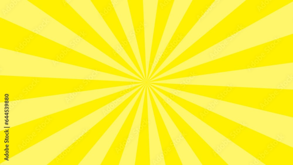 yellow color sunburst visual background pack. Sunlight effect ...