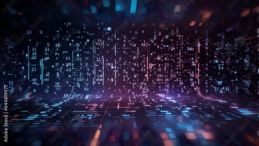 Bright Cable Connections The Network of Digital Communication Stock ...