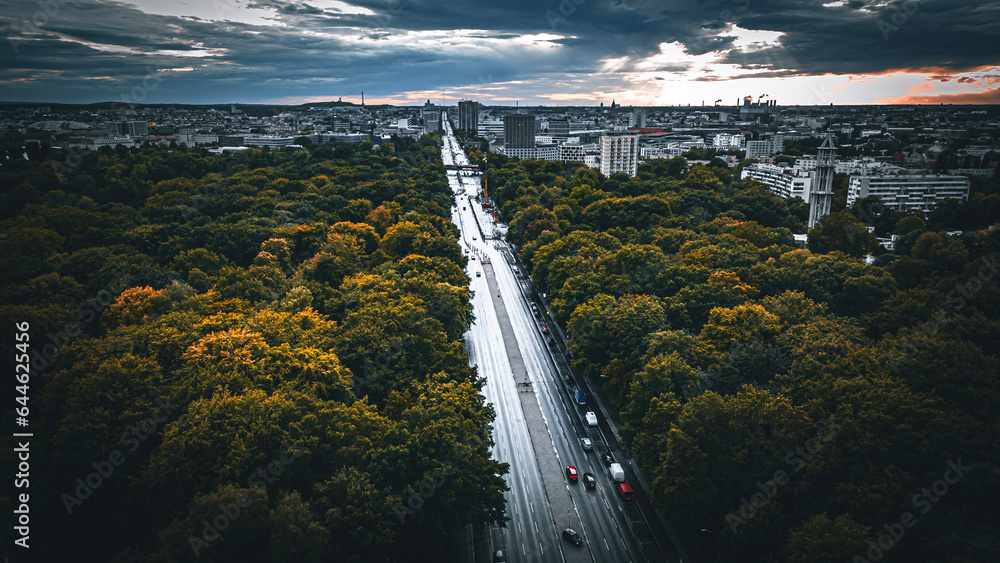 Siegessäule Goldelse Berlin Siegesdenkmal Landschaft Friedensengel ...