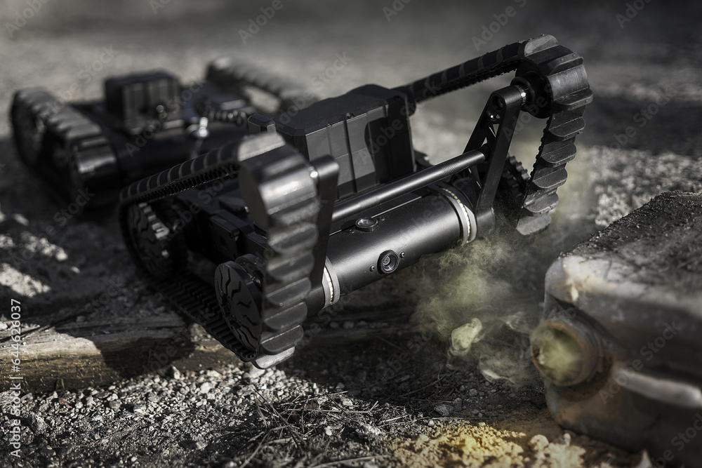 Robot is a robot that has been designed to handle hazardous materials ...