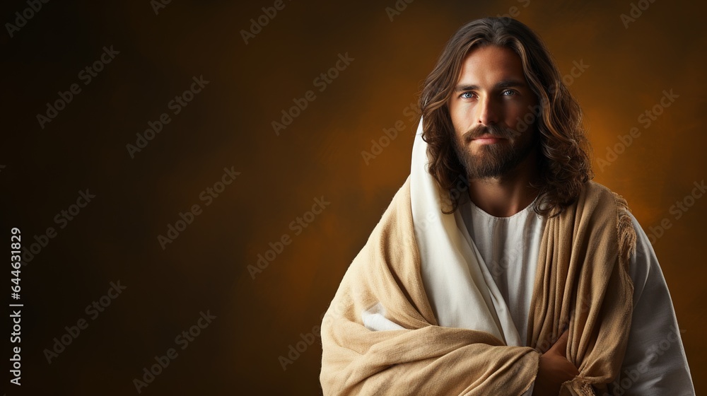 Religious concept of the son of god bible jesus christ, copy space ...