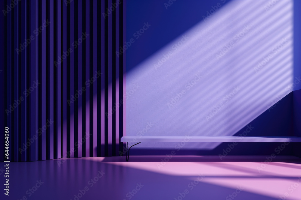 A moody and dramatic scene featuring a minimalistic abstract background ...