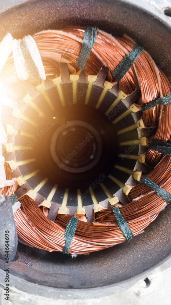 Electric motor winding coil , three phase induction motor winding coil ...