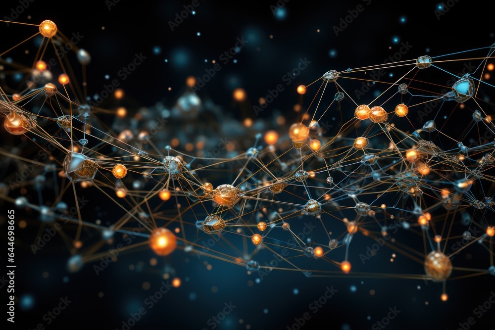 Neural Network Complexity Visualization. Engaging background for illustrating concepts related ...