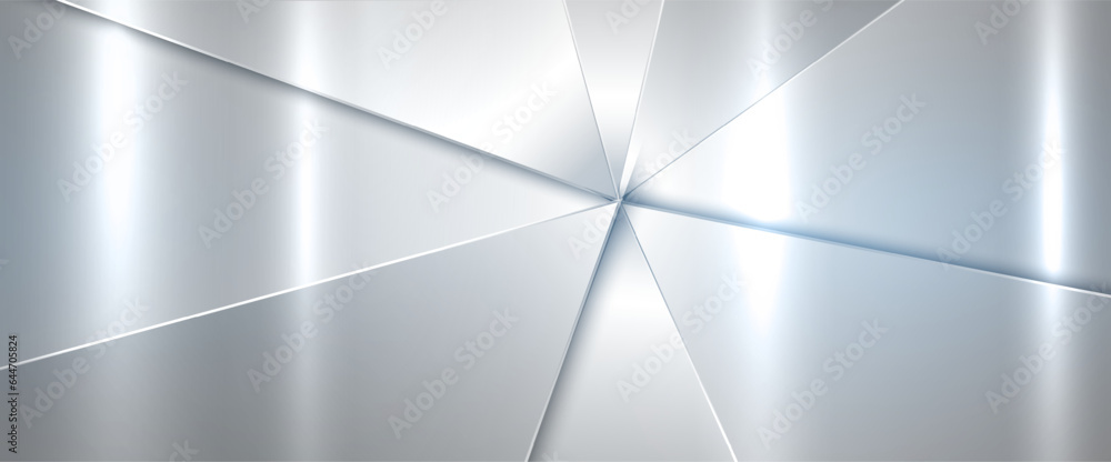 Abstract 3D metal surface technology background. Metal metallic glossy ...