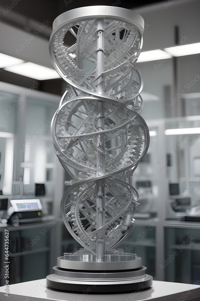 Genetic Wonders Unveiled Hyper-Real DNA Double Helix by Generative AI ...