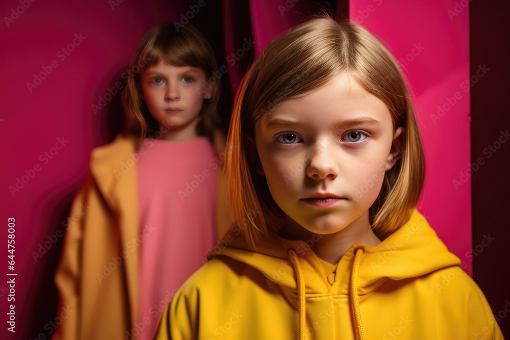 Fictional Character Created By Generated AI.Fearless and Confident ...