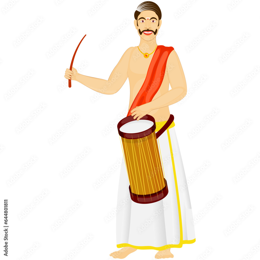 Chenda Melam Vector