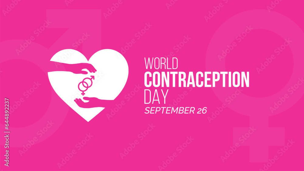Vetor de World Contraception Day.awareness of contraception.September ...