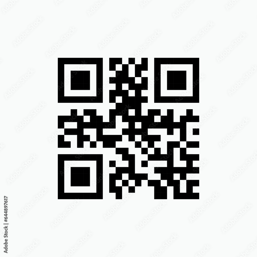 QR Code Quick Response Coding Goods Identification Symbol Stock qr-code-quick-response-coding-goods-identification-symbol-stock