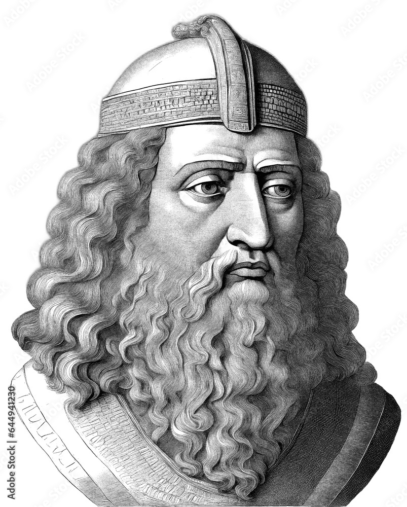 Nebuchadnezzar II, King of the Neo-Babylonian Empire Stock Vector ...