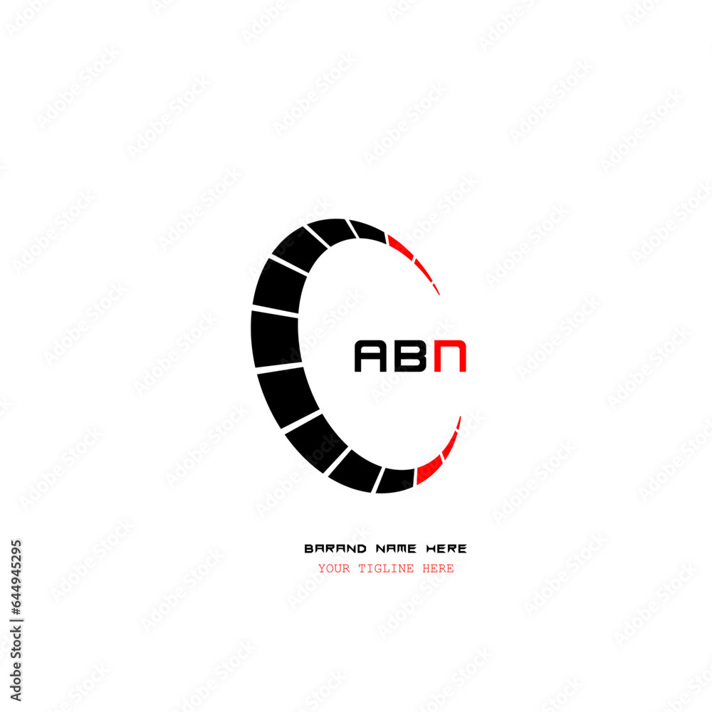 Vetor de ABN Logo Design, Inspiration for a Unique Identity. Modern ...