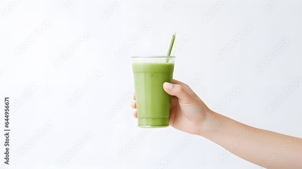Animated GIF Delight: Hand Offers Glass-Made Smoothie Stock Photo ...