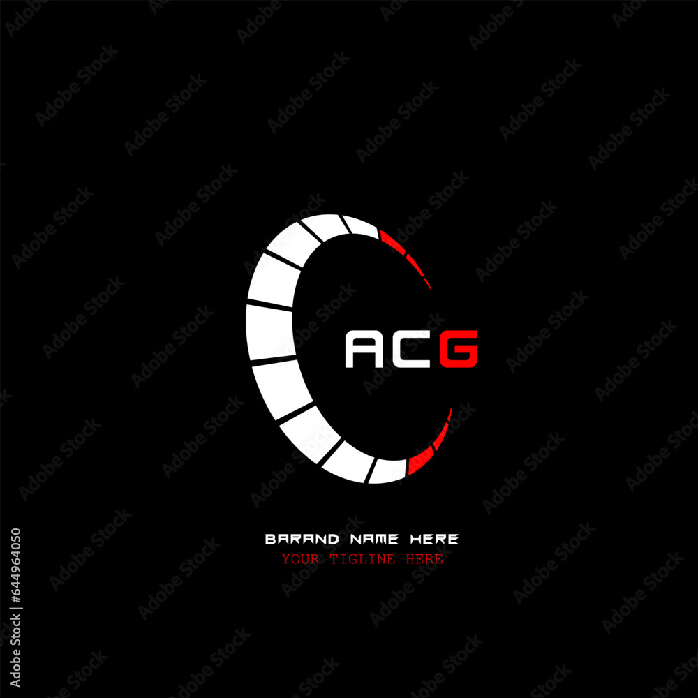 Vetor de ACG Logo Design, Inspiration for a Unique Identity. Modern ...