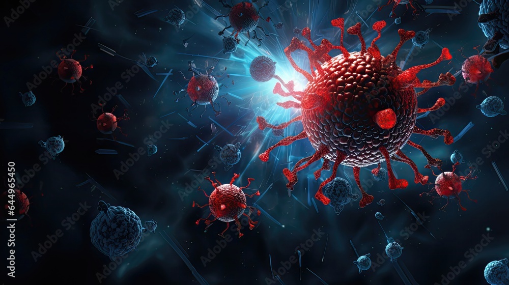 virus background Stock Illustration | Adobe Stock