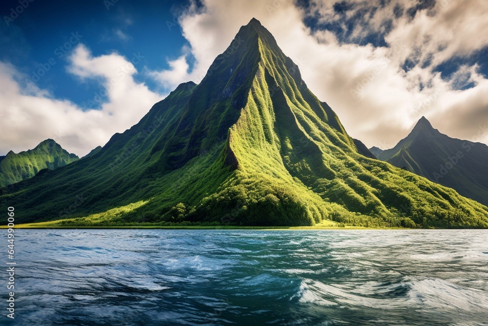 Image captured at Teahupoo, the final destination on the road in Tahiti ...