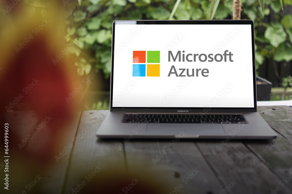 Microsoft Azure logo, a cloud computing platform run by Microsoft ...