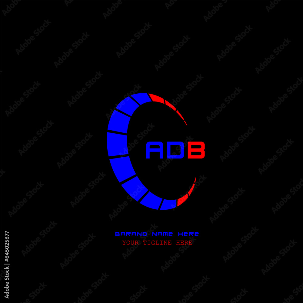 ADB Logo Design, Inspiration for a Unique Identity. Modern Elegance and Creative Design. ADB ...