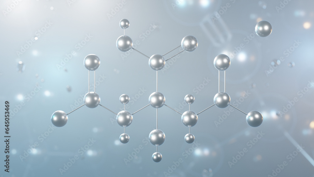 ภาพประกอบสต็อก magnesium citrate molecular structure, 3d model molecule ...