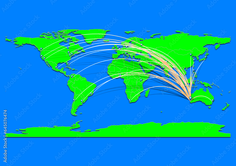 Perth, Australia map - Concept map for Perth, Australia on World map ...