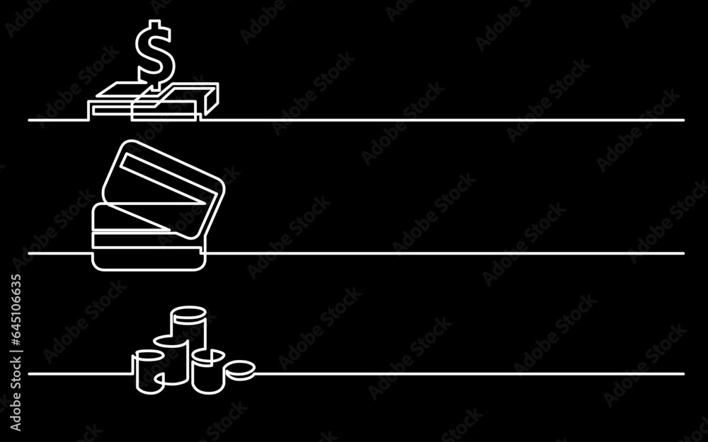 continuous line drawing vector illustration with FULLY EDITABLE STROKE ...