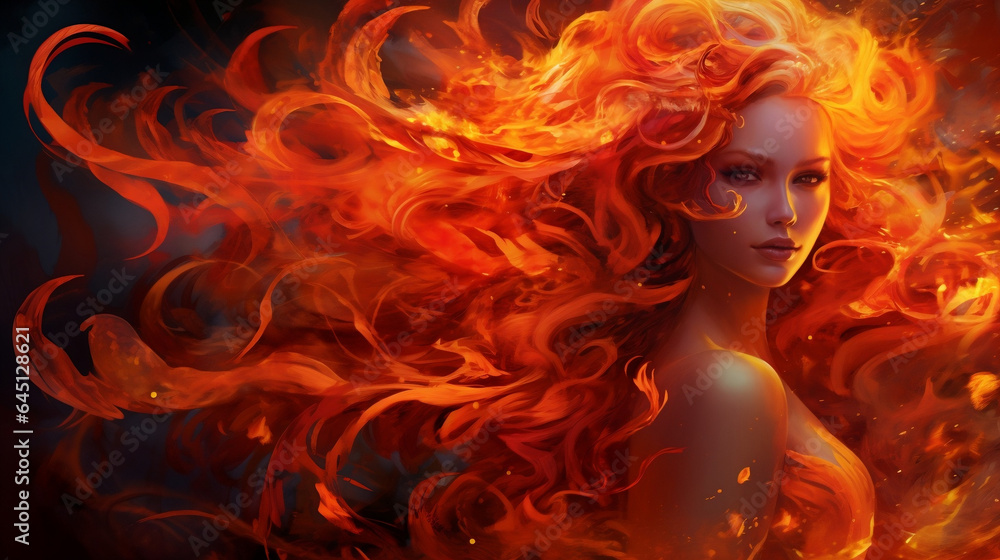 Flame Elemental, The Pyromancer, Fuego, Flame Queen, Firebender, A ...